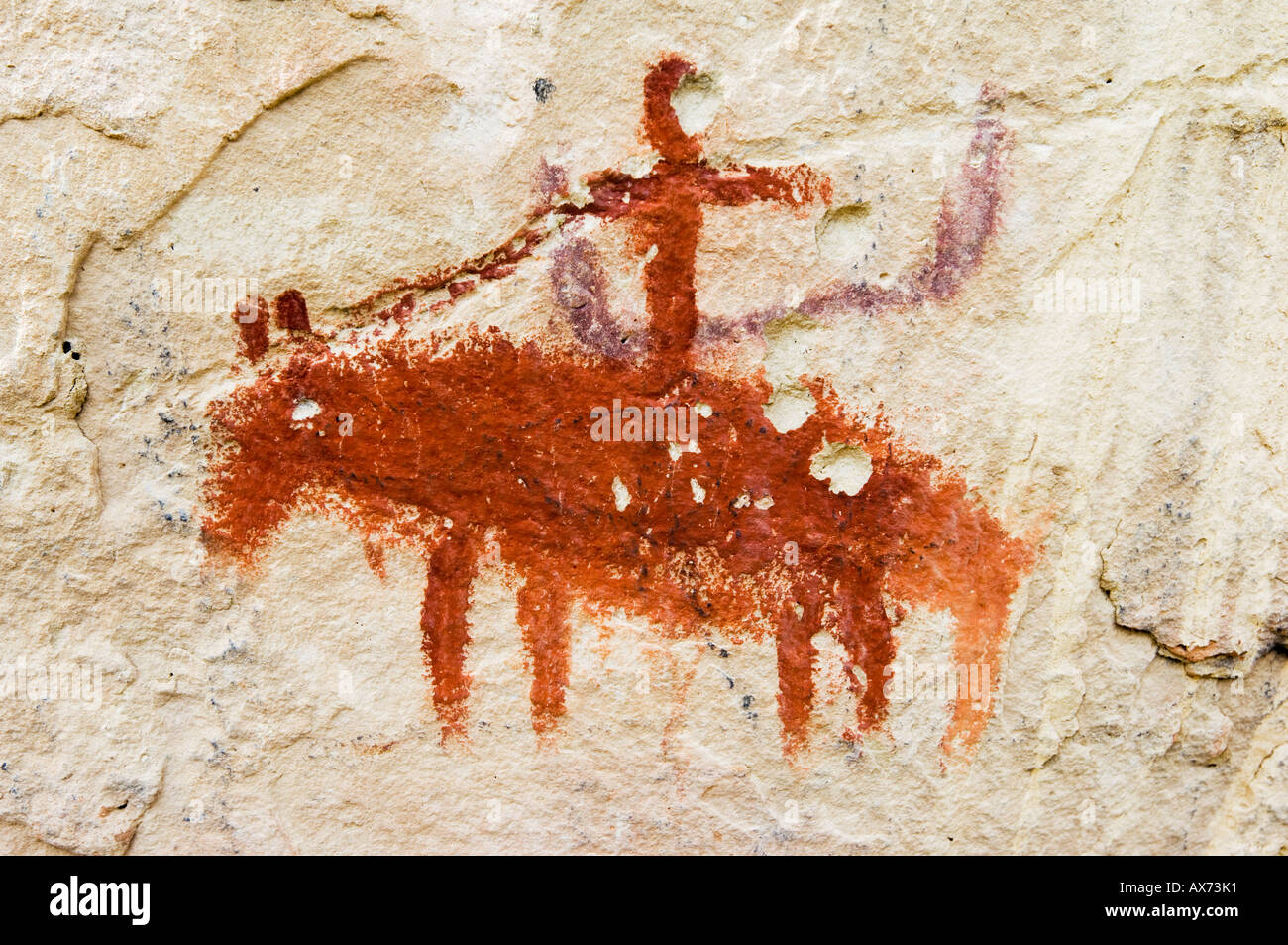 Indian rock art on hi-res stock photography and images - Alamy