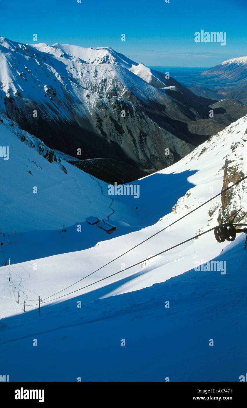 Ski Resort Temple Basin South Island New Zealand Stock Photo - Alamy