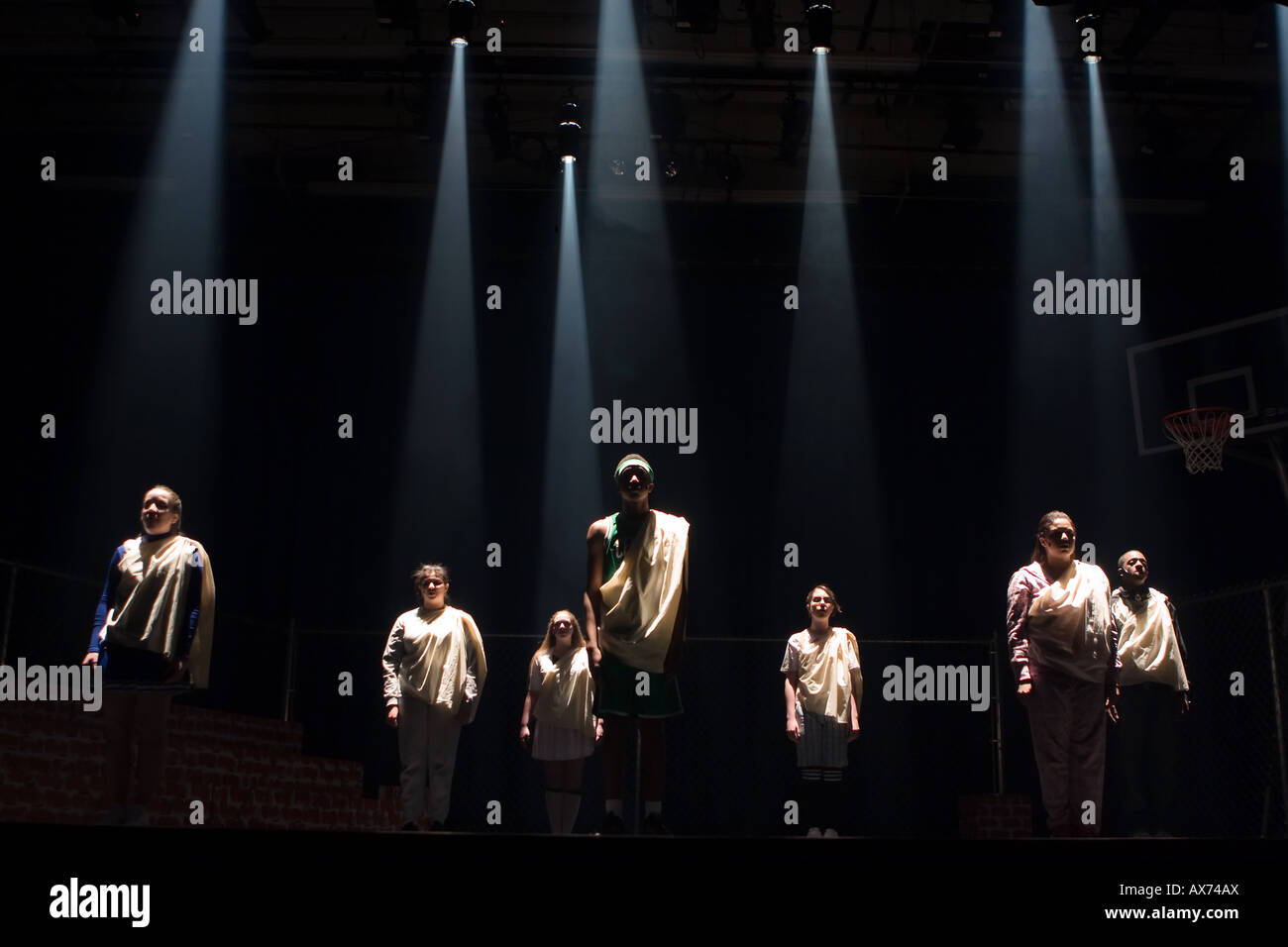 High School Students in North Haven Connecticut USA perform the play ...