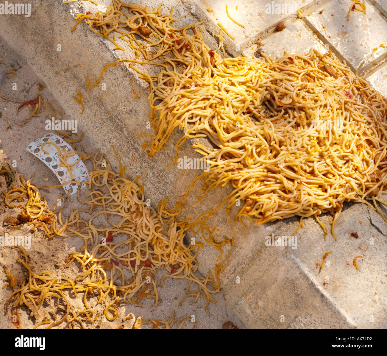 dropped food in curb Stock Photo - Alamy