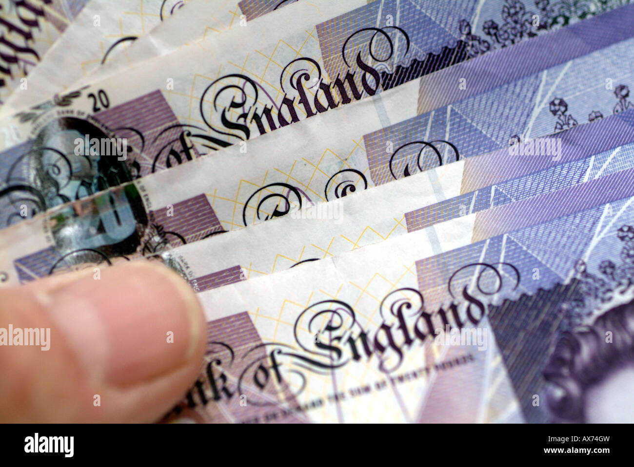 Sterling uk monarch queen thumb paper money national currency hi-res ...