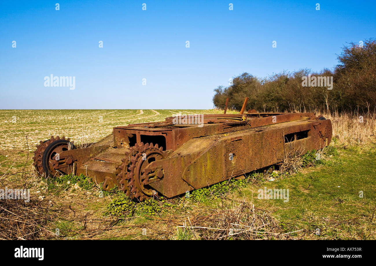 Abandoned british tank hi-res stock photography and images - Alamy