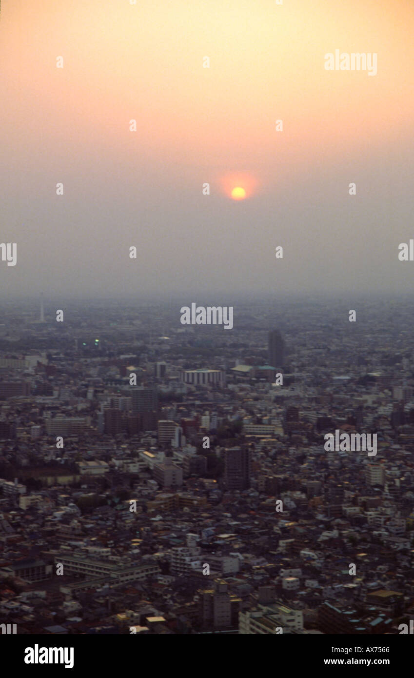 View of the Tokyo smog from the Park Hyatt Hotel as featured in Lost in ...