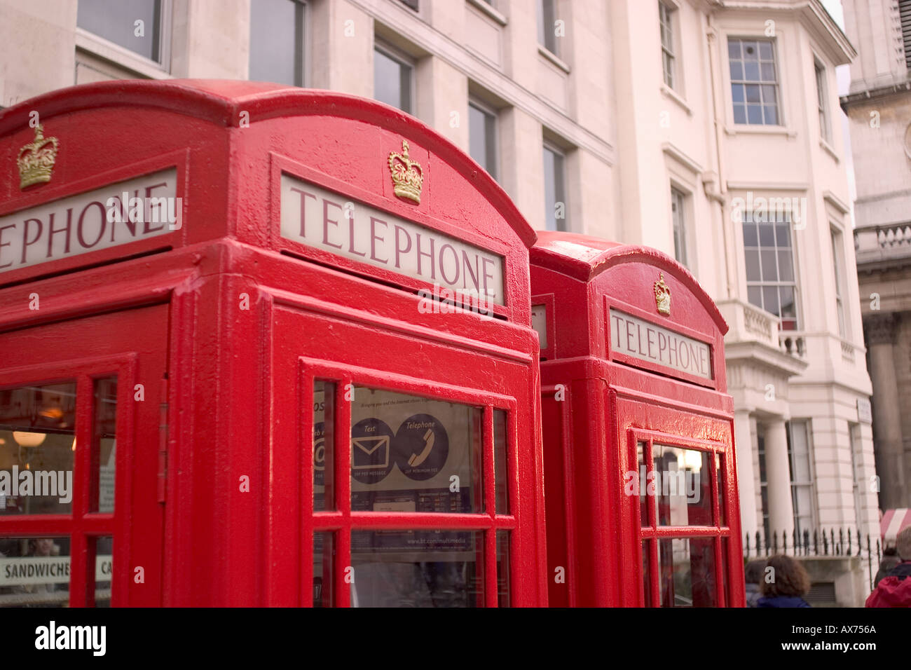 Red phone box Stock Photo - Alamy