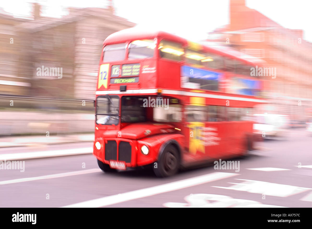 London Routemaster Bus Stock Photo - Alamy