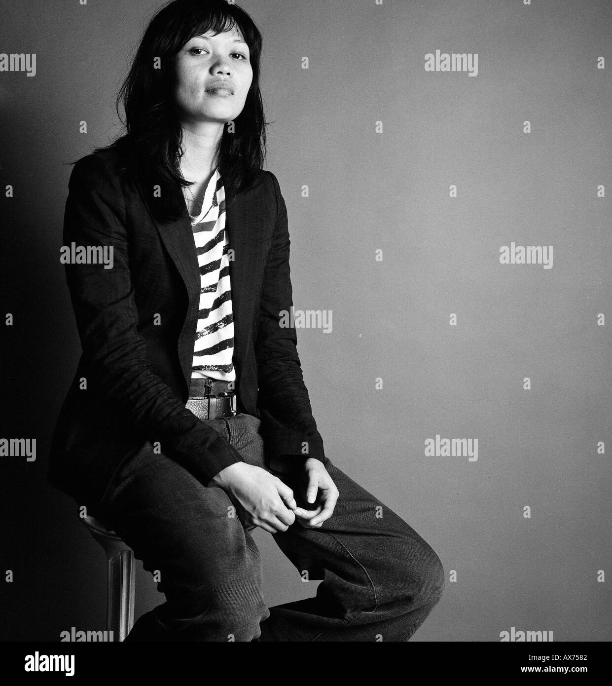 Bic Runga portrait London UK Stock Photo - Alamy