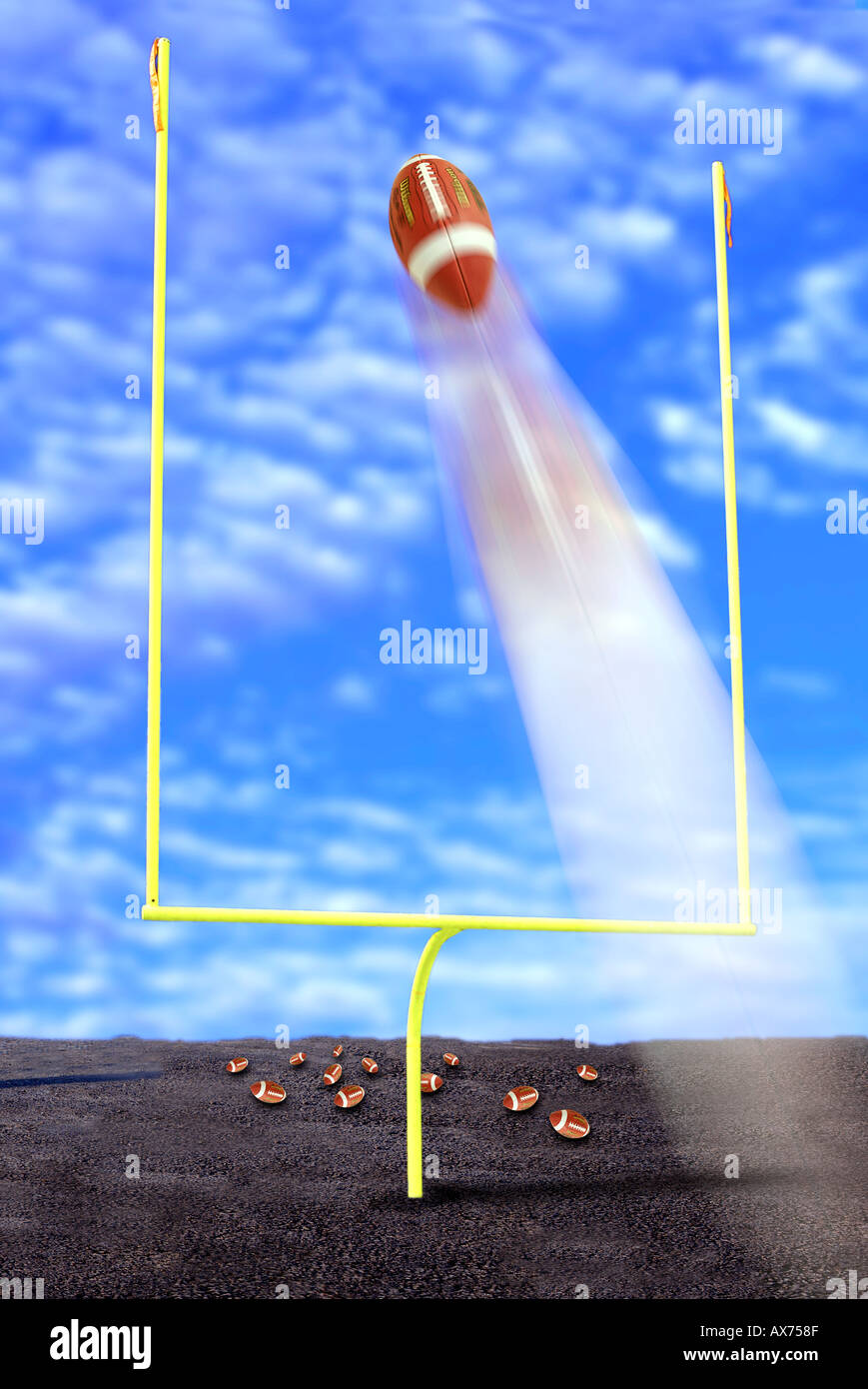 American football extra point hi-res stock photography and images - Alamy