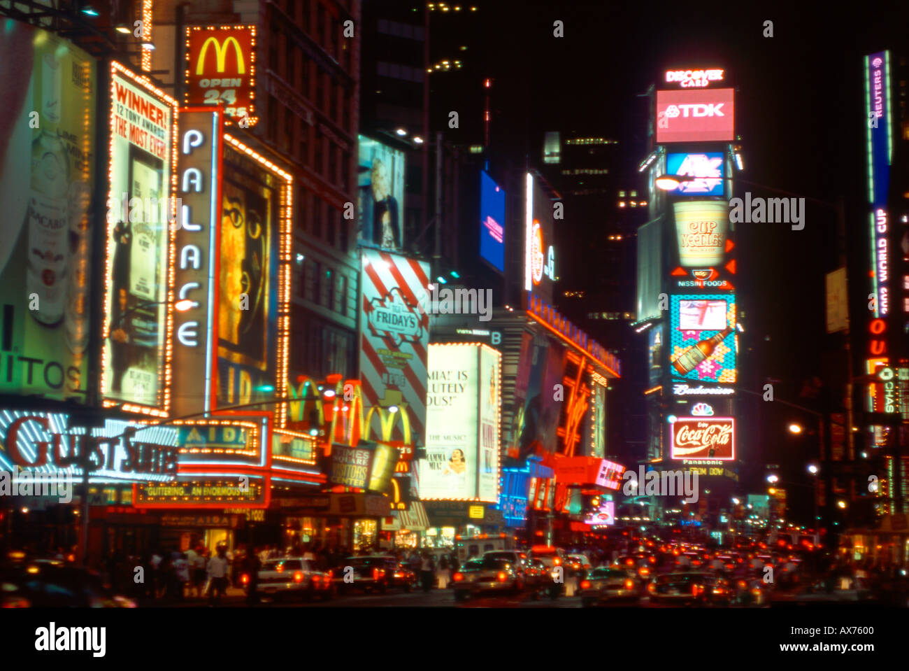 42nd street and seventh avenue hi-res stock photography and images - Alamy