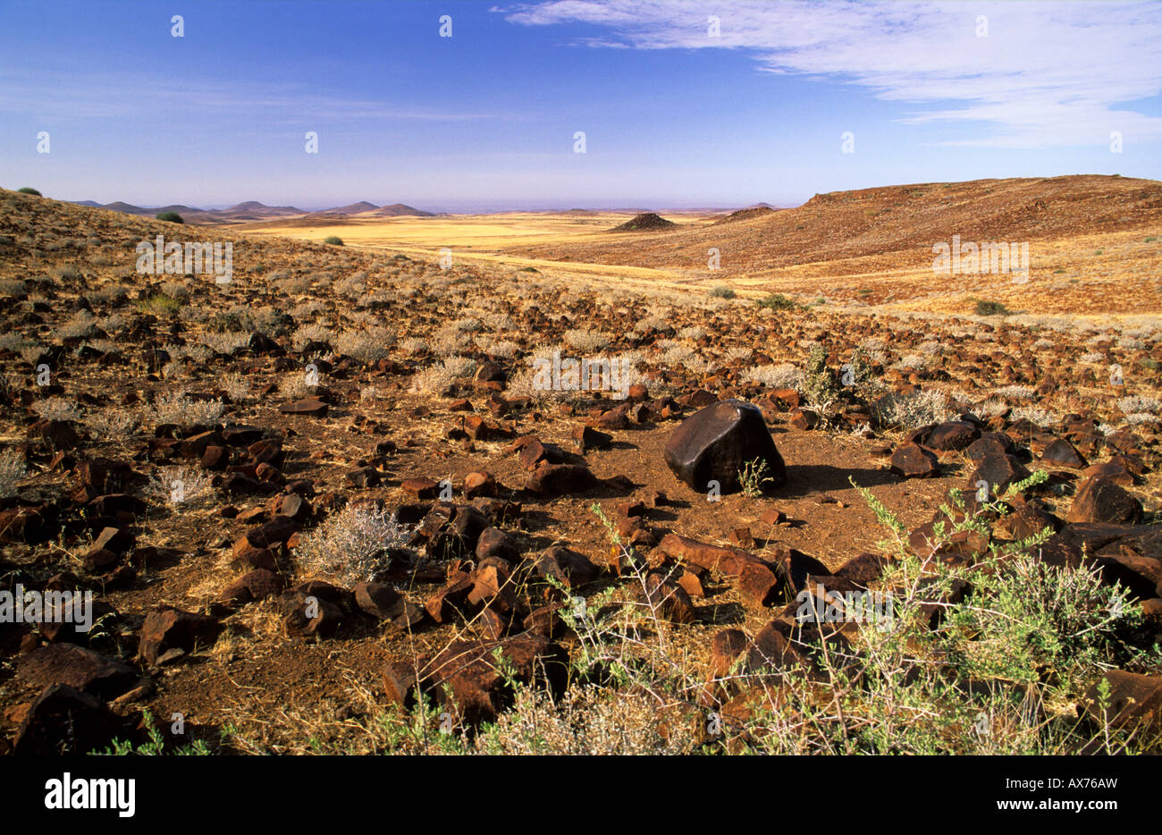 Plains in the damaraland in namibia hi-res stock photography and images ...