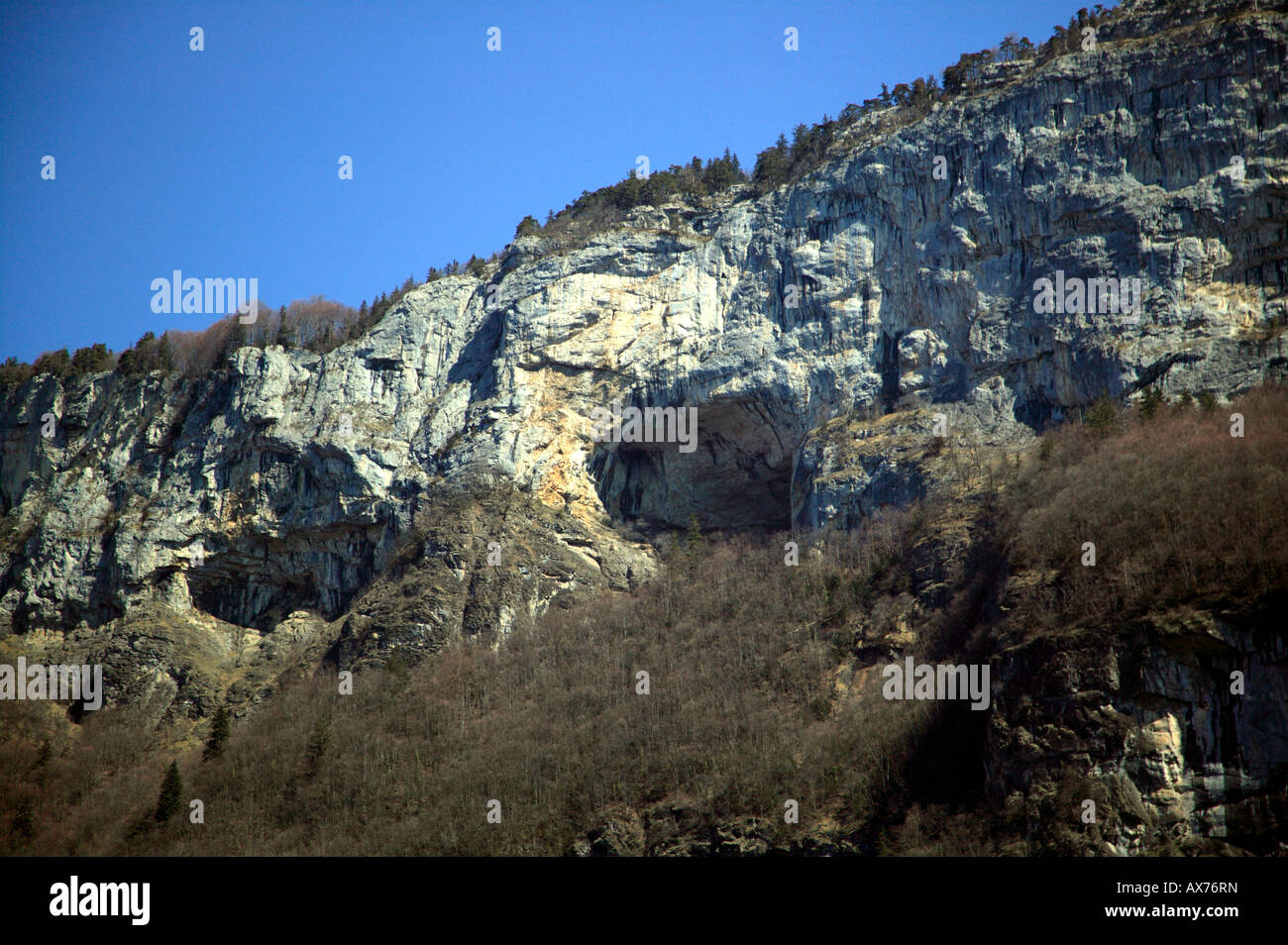 Cliffside cliffs caves france geology rock hi-res stock photography and ...