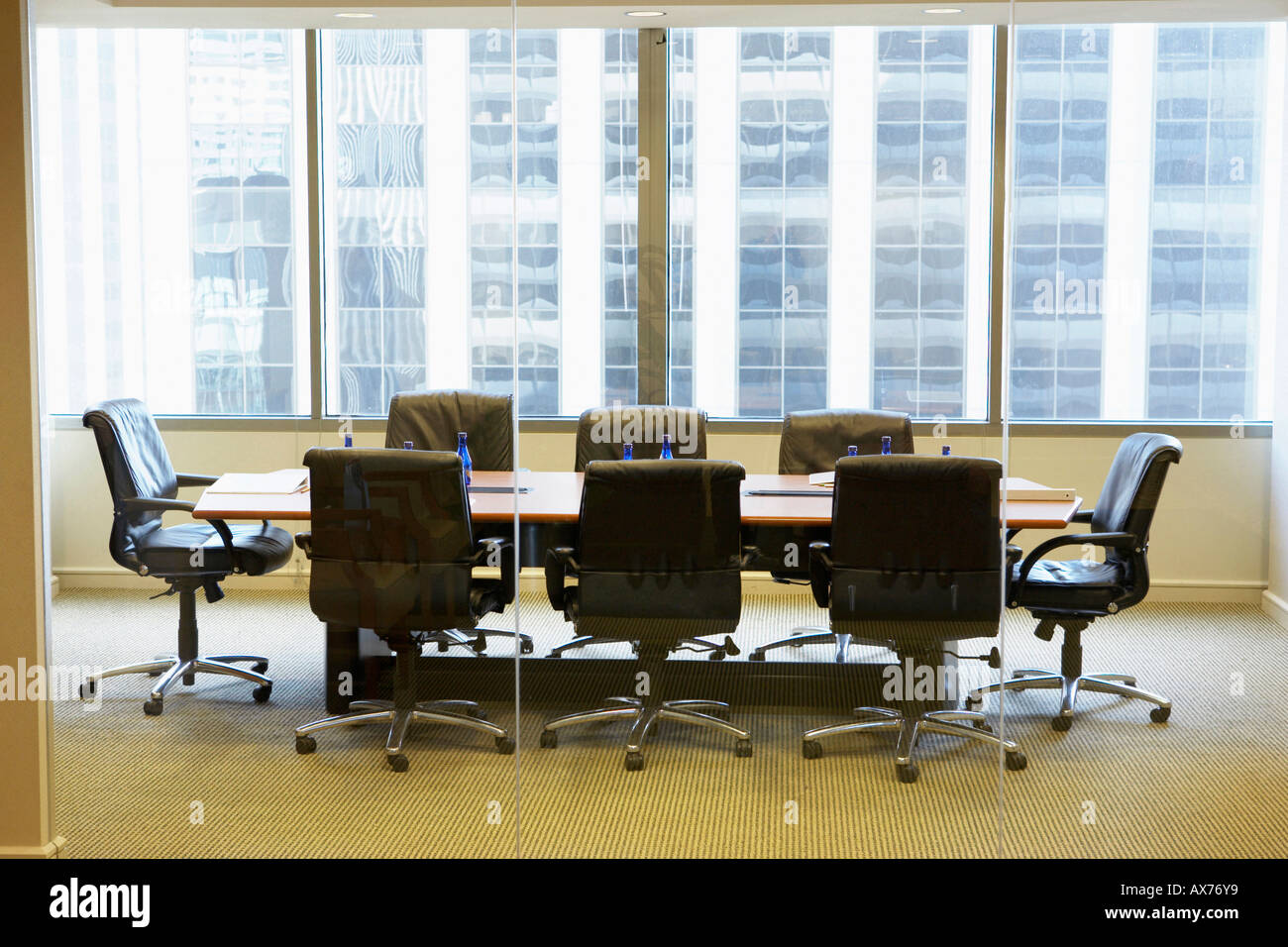 Interior of a board room Stock Photo - Alamy