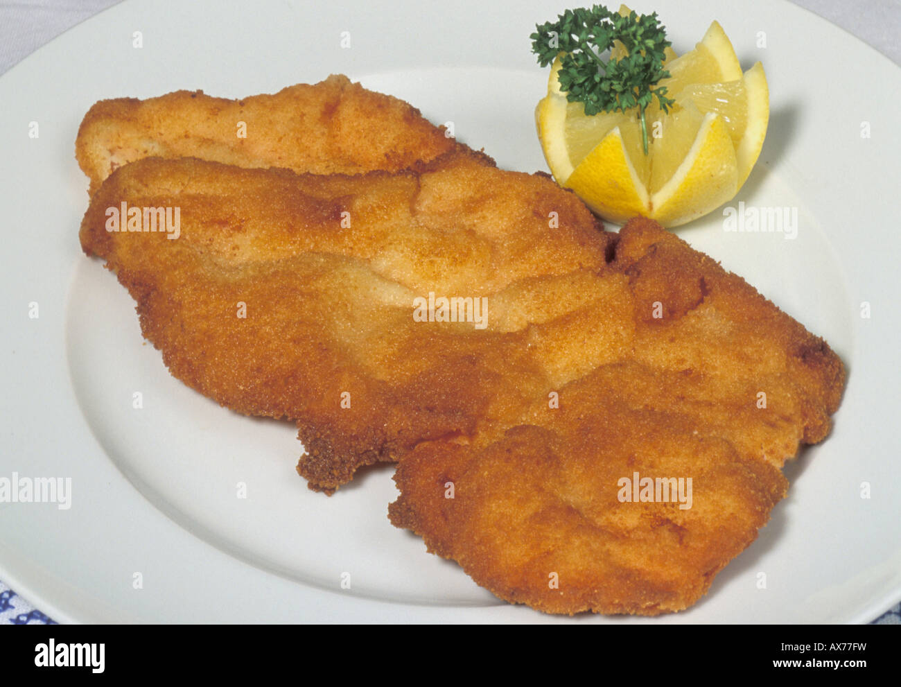 Viennese Schnitzel classical Viennese meal Stock Photo - Alamy
