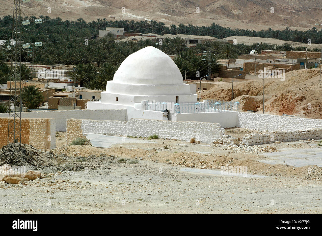 Marabout of Sidi Dar Ben Dhahara Stock Photo - Alamy