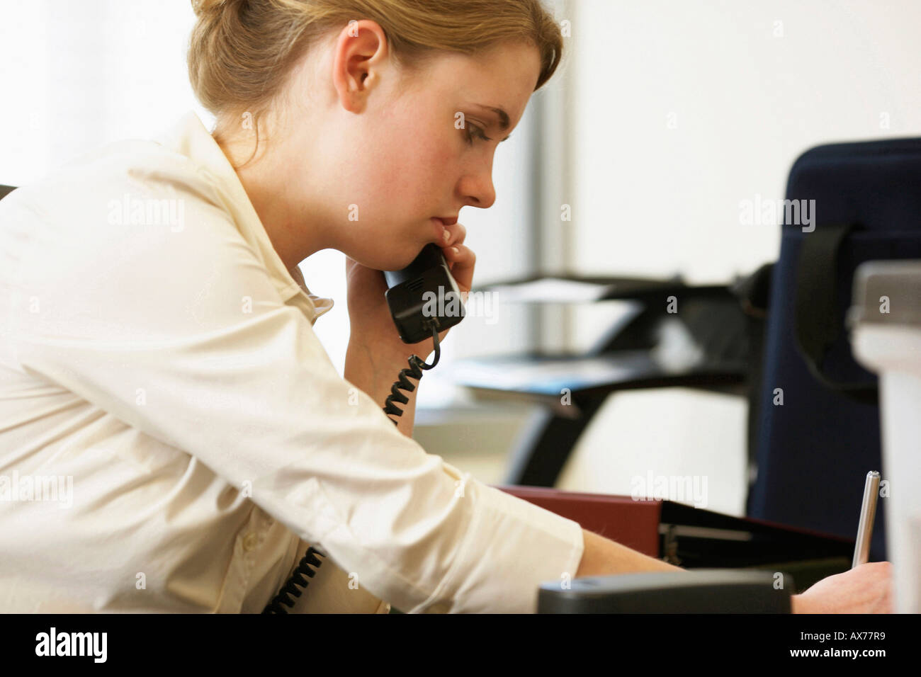 Telephone side view hi-res stock photography and images - Alamy