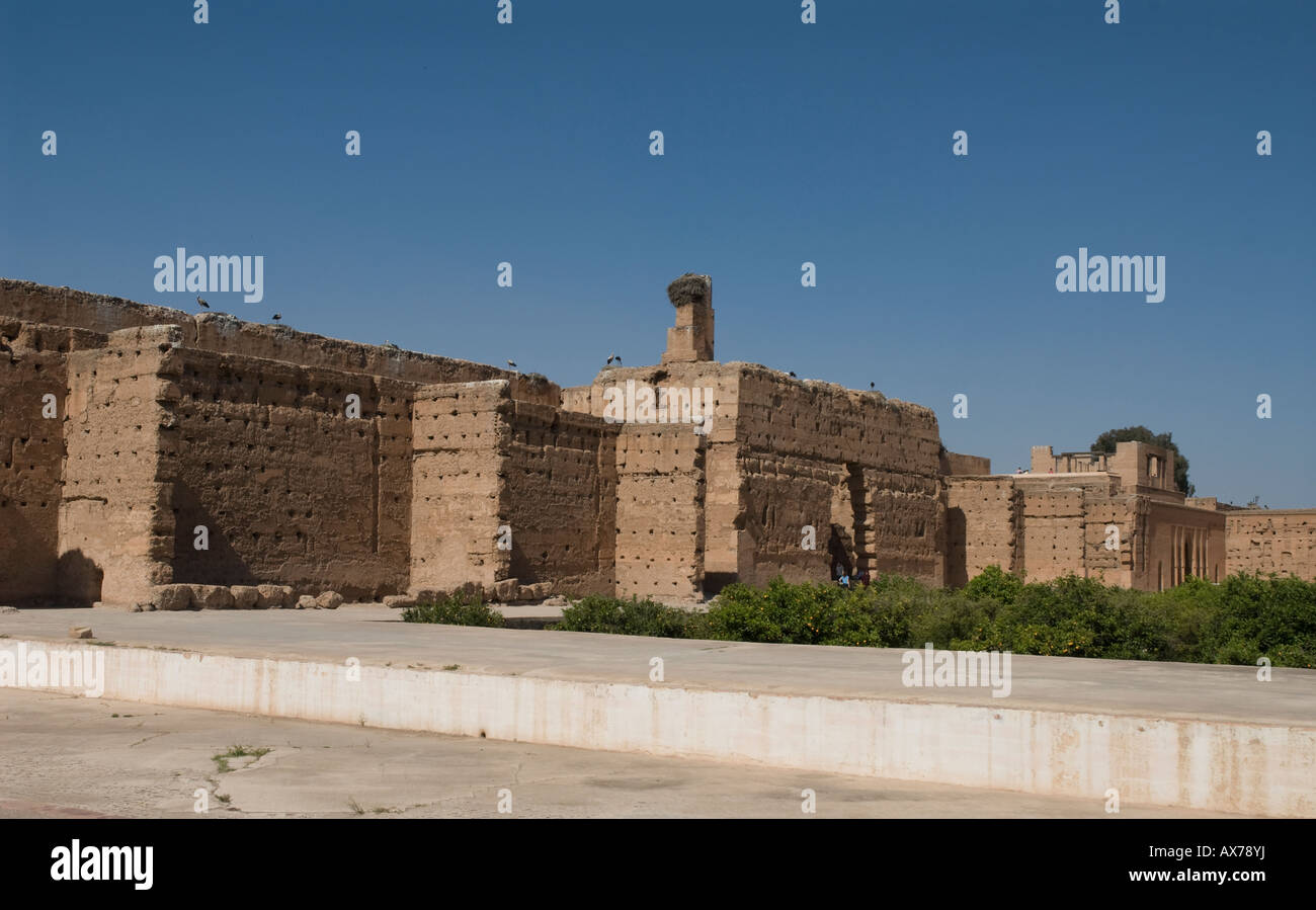 The Baadi Palace, Marrakesh, Morocco Stock Photo - Alamy