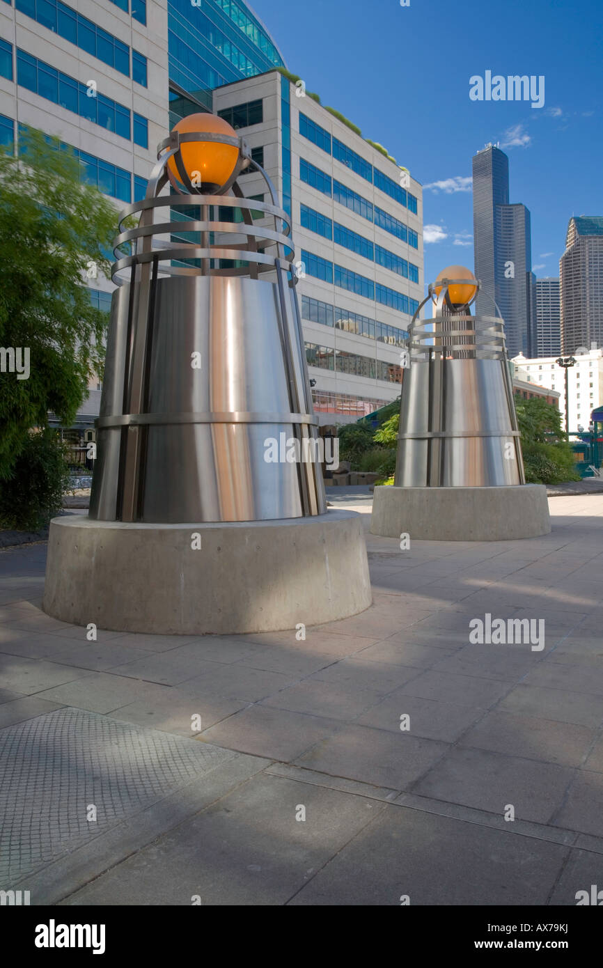 Seattle Washington Public plaza at Union Station in the city s ...