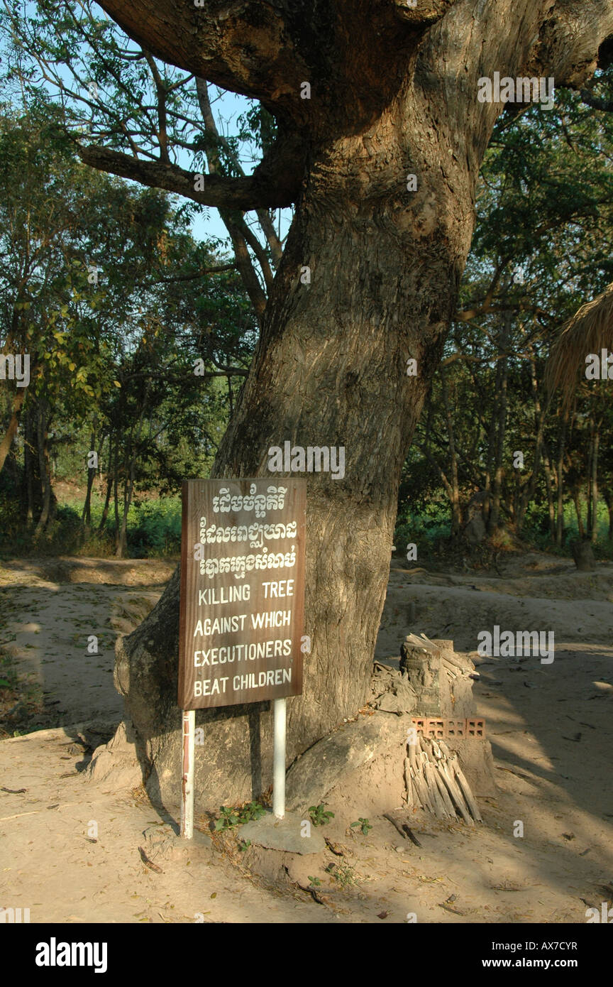 The Killing Tree, Choeung Ek Killing Fields, near Phnom Penh, cambodia ...