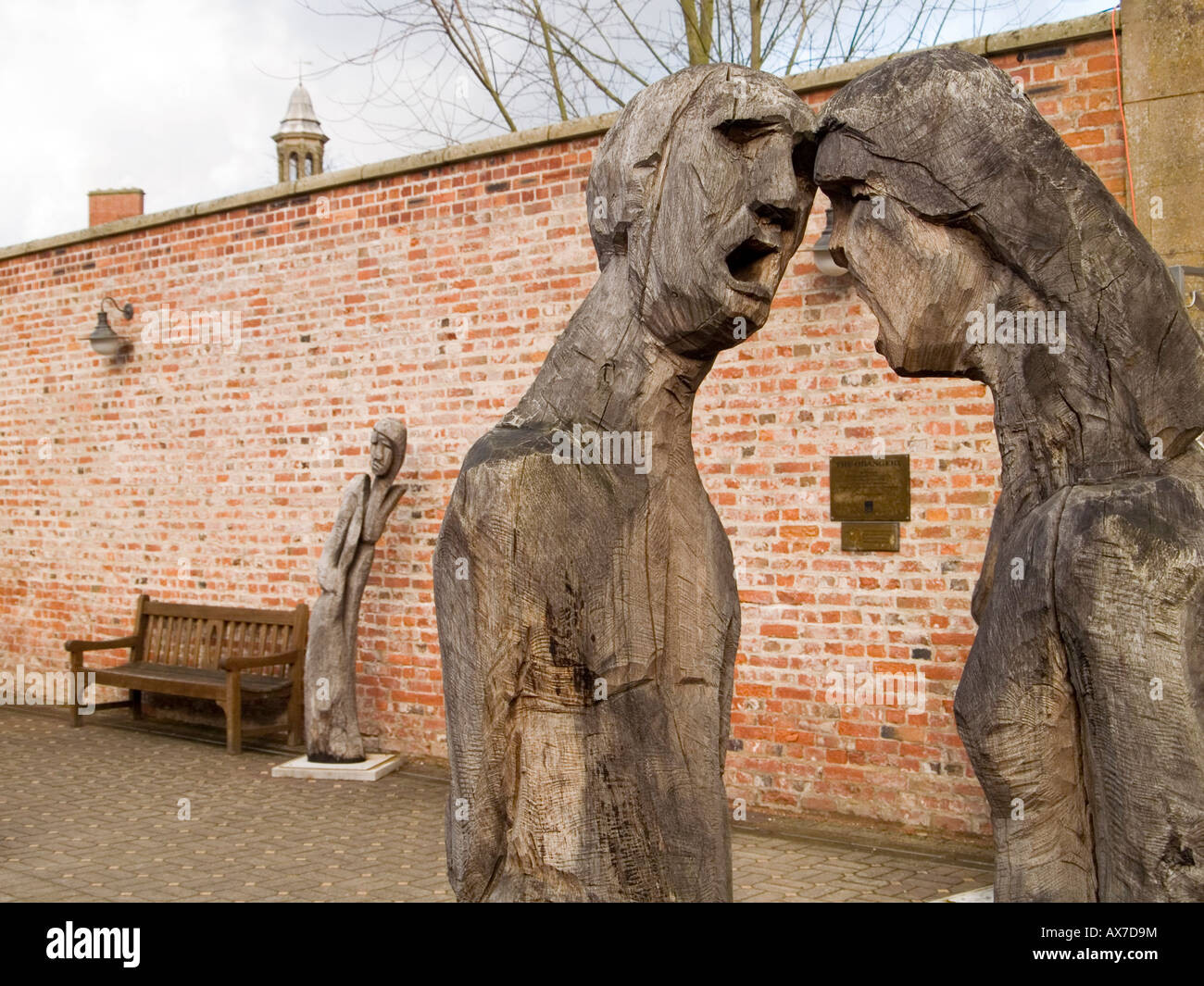 Sculptures by artist Simon Kent in the Orangery at Rufford Abbey and ...