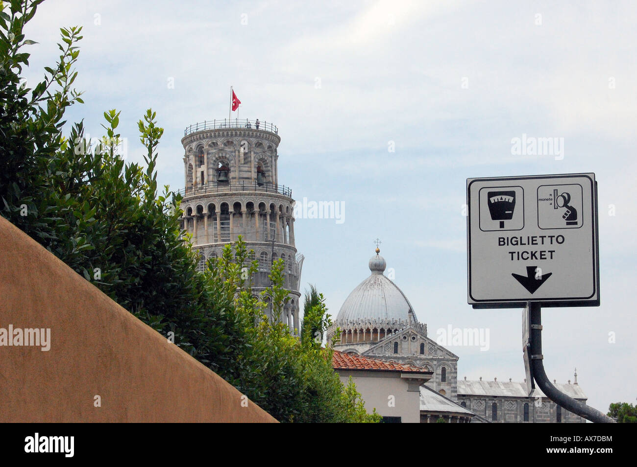 The Leaning Tower of Pisa and the Duomo in Pisa, Italy Stock Photo - Alamy