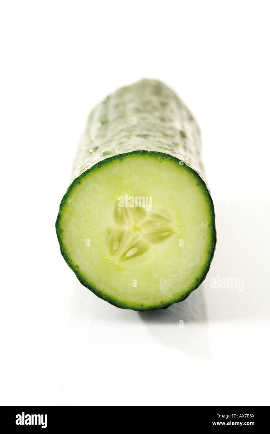 Sliced cucumber, close-up Stock Photo - Alamy