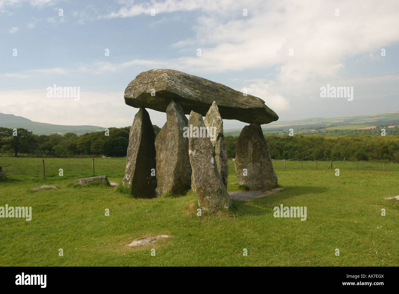Pentre Ifan megalithic site near Nevern North Pembrokeshire, Wales ...