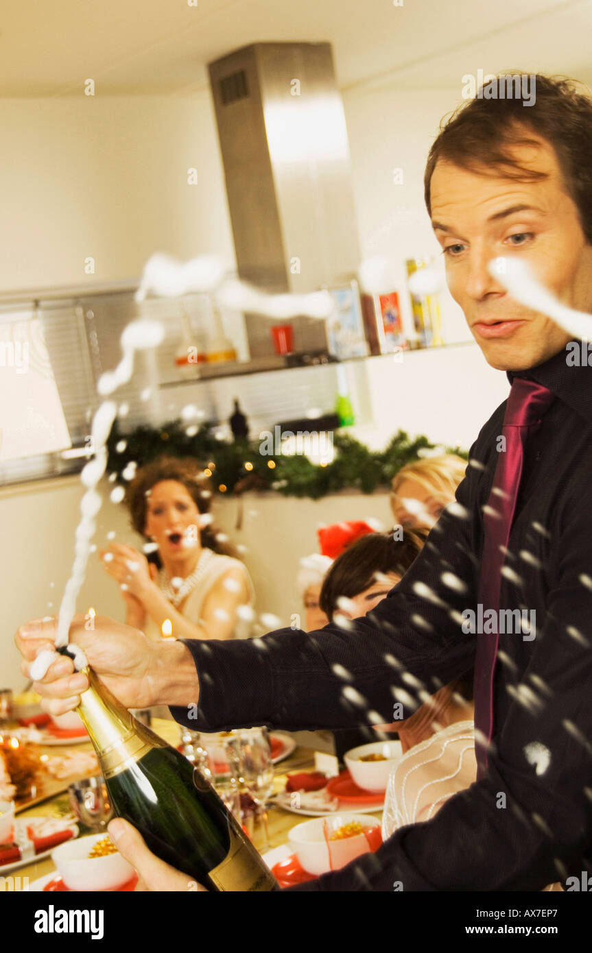 Man Spraying Champagne High Resolution Stock Photography and Images - Alamy