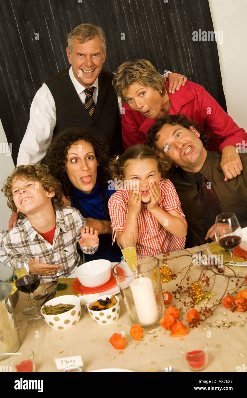 Brother sister making funny faces hi-res stock photography and images ...