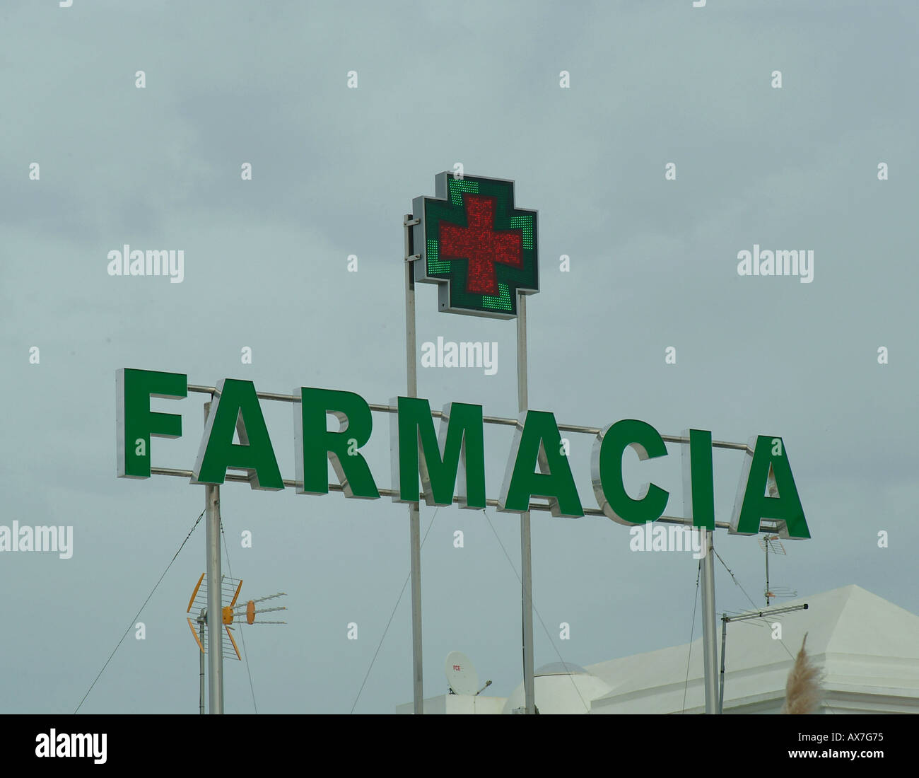 Farmacia, Spanish pharmacy Stock Photo - Alamy
