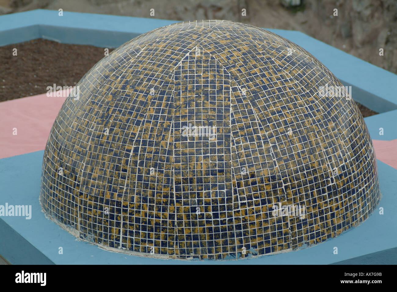 Tile covered dome Stock Photo - Alamy