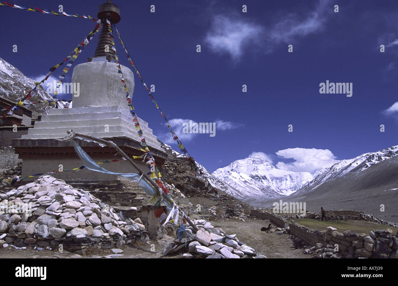 Tibet stupa architecture everest hi-res stock photography and images ...