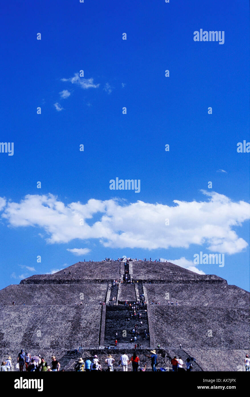 Mexico Teotihuacan Pyramid of the Sun Stock Photo - Alamy