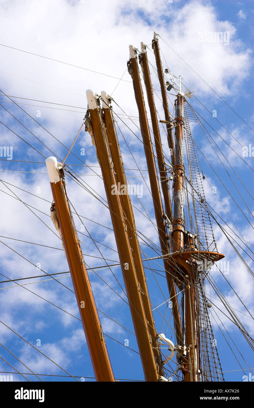 Sails and rigging of sailship hi-res stock photography and images - Alamy
