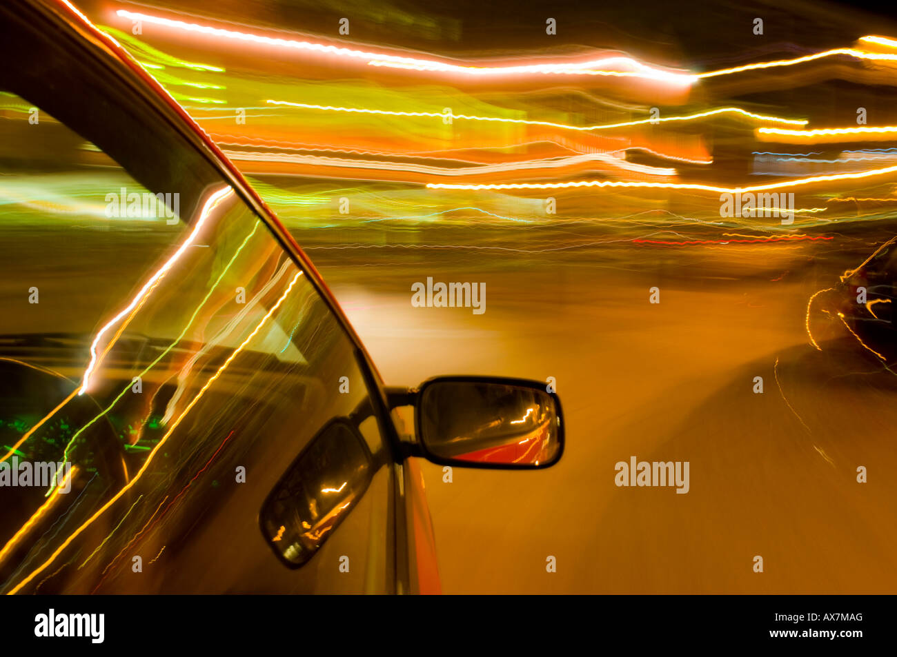 Night driving long exposure car hi-res stock photography and images - Alamy