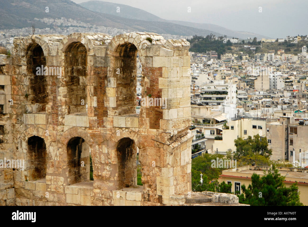 Odeum of Herod Atticus, The Acropolis, Athens Greece Stock Photo - Alamy