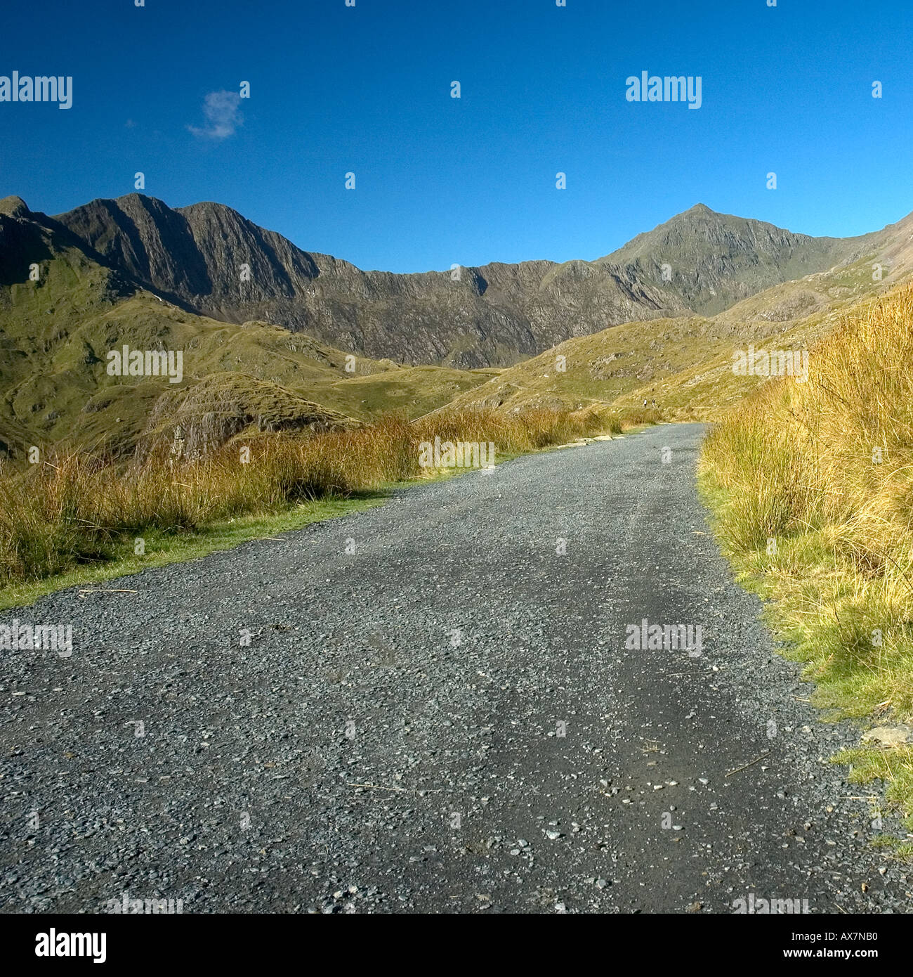Miners track towards mount hi-res stock photography and images - Alamy