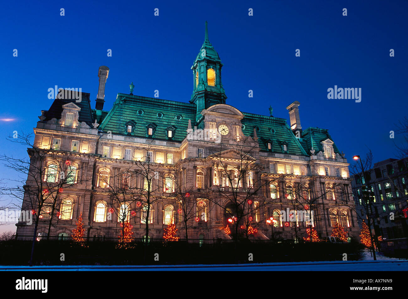 City Hall, Montreal, Prov. Quebec Canada Stock Photo - Alamy