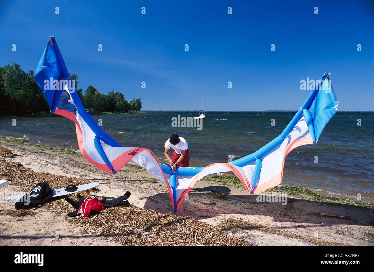 St. Lawrence River, Prov. Quebec Canada Stock Photo - Alamy