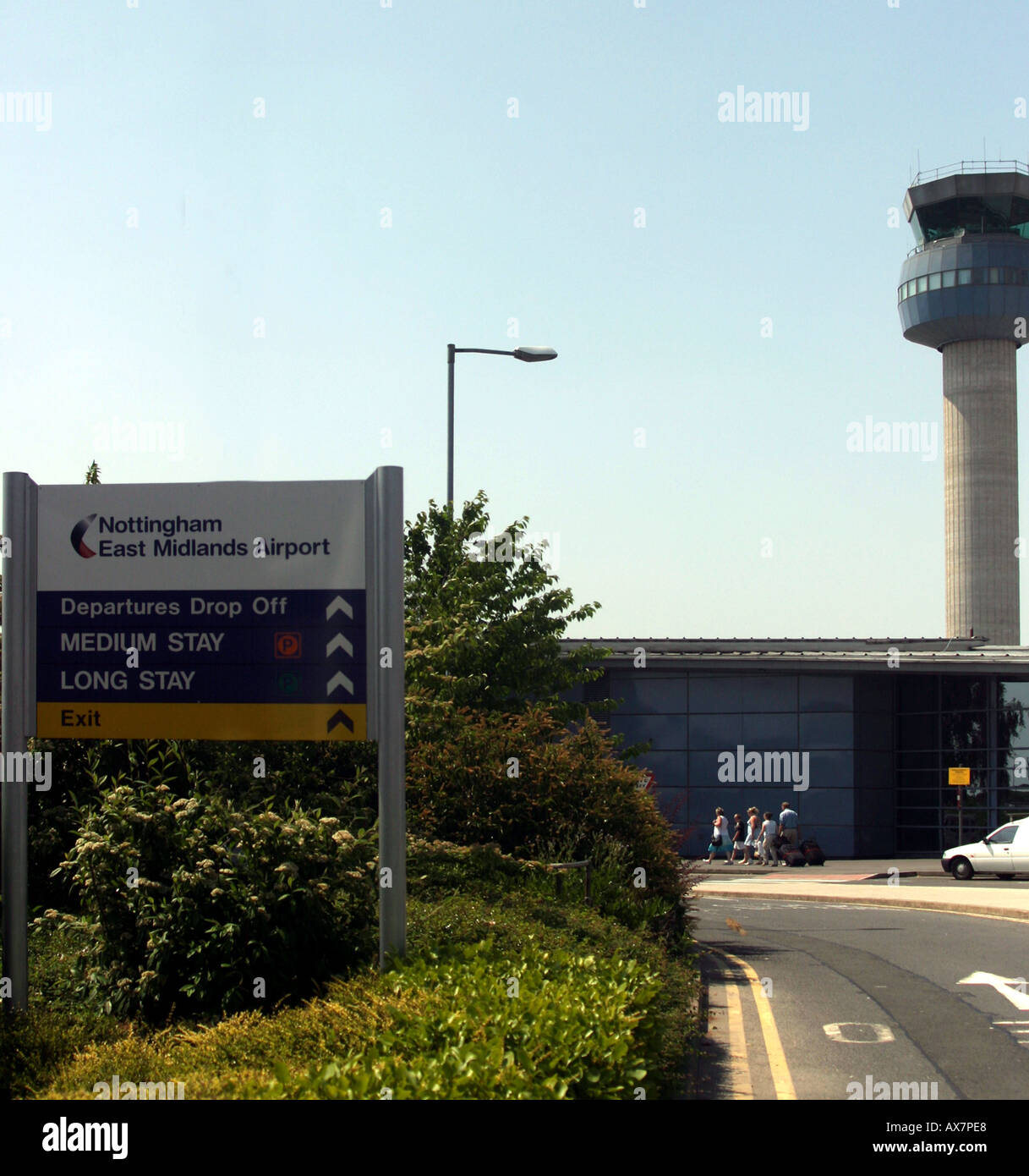 The entrance to Nottingham East Midlands Airport Stock Photo - Alamy
