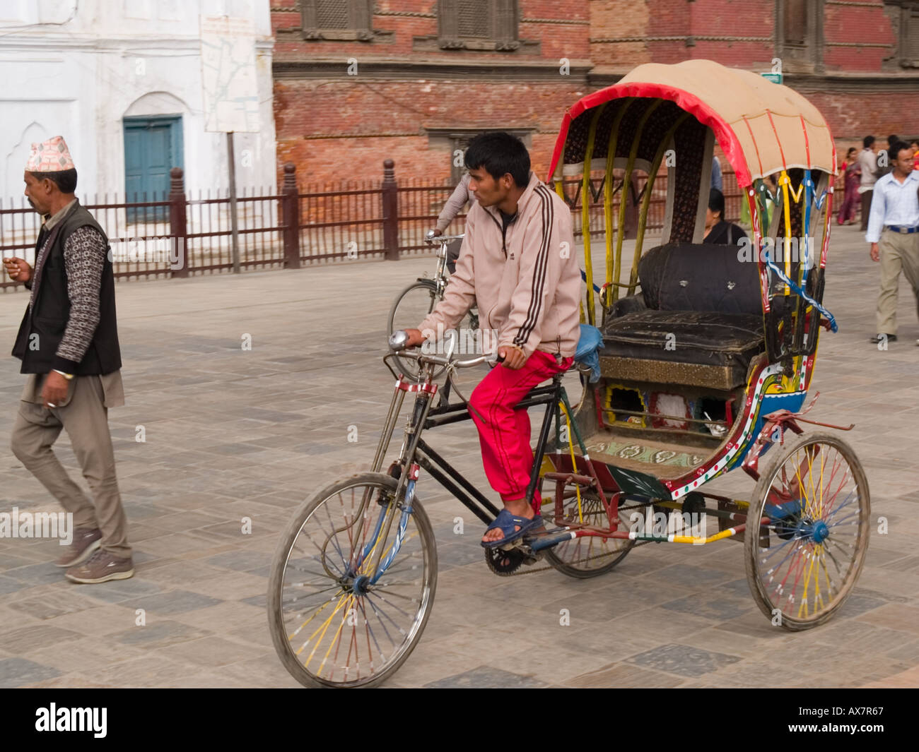 Rickshaw kathmandu hi-res stock photography and images - Alamy