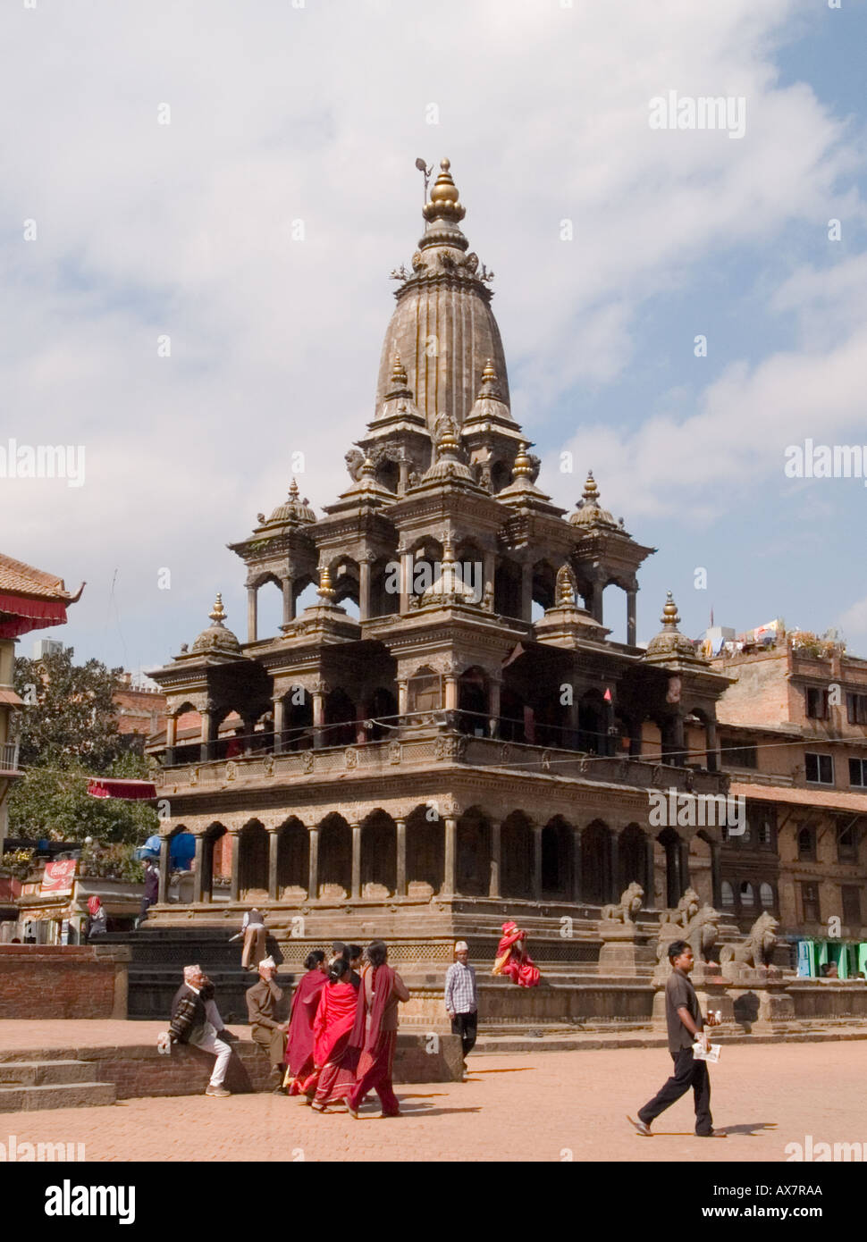 KRISHNA MANDIR TEMPLE 1637 in Durbar Square Patan Kathmandu Valley ...
