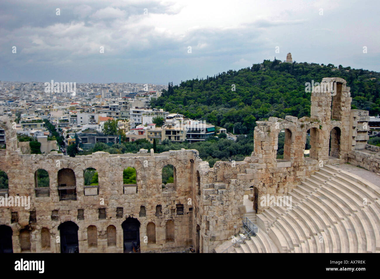 Odeum of herod atticus hi-res stock photography and images - Alamy
