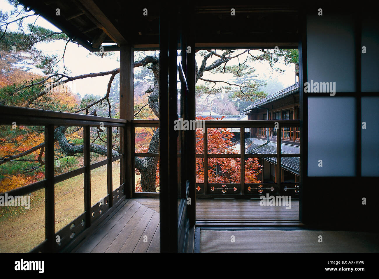 View from summer residence of emperor Taisho, Tamozawa Imperial, Villa ...