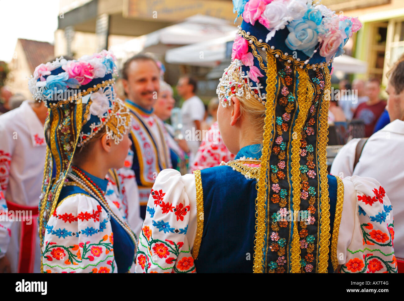 East European dancers, Music Parade during Folklore Days in Olsztyn ...