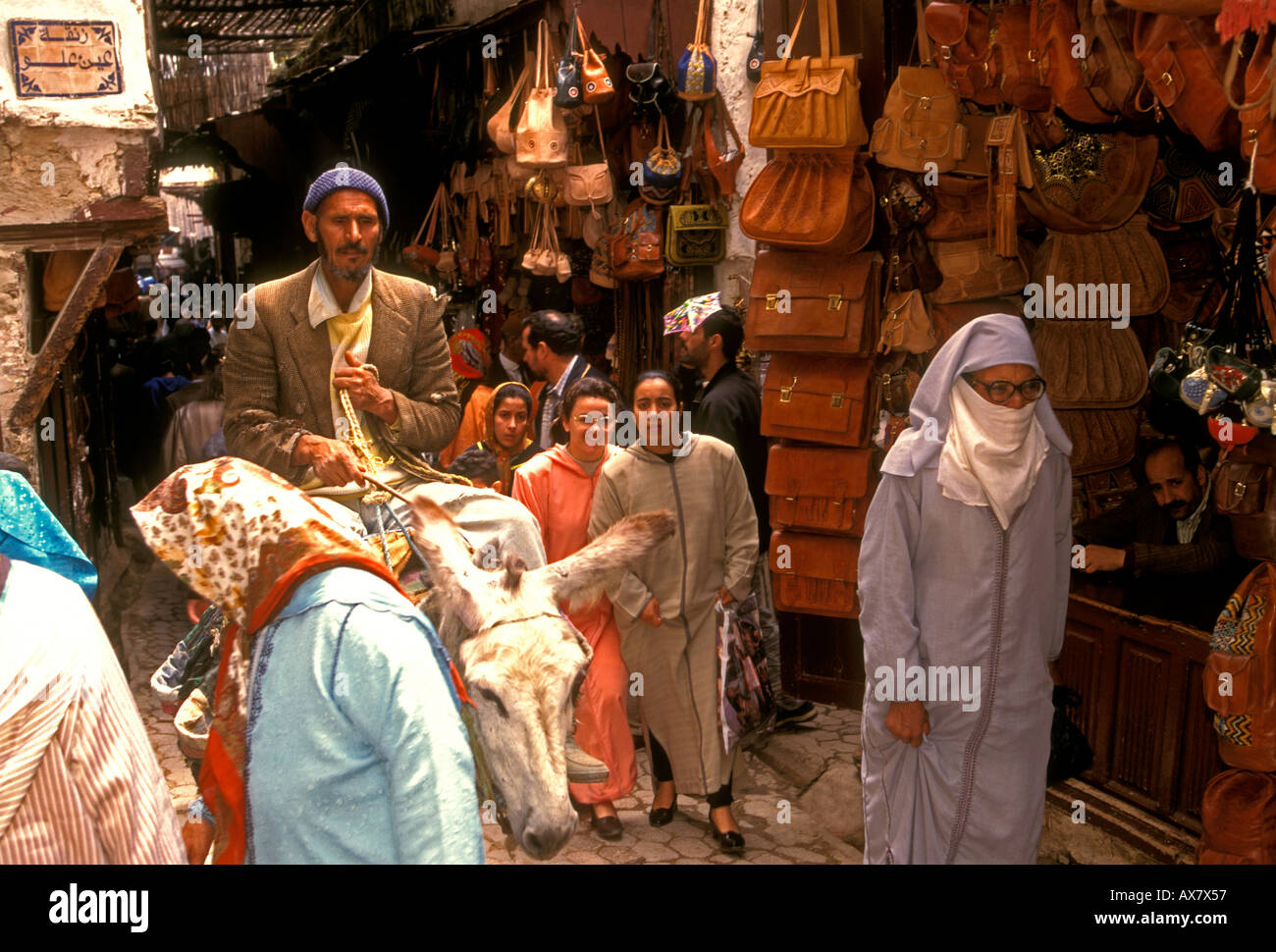 Moroccans, Moroccan people, medina, Fes el-Bali, city of Fez, Fez ...