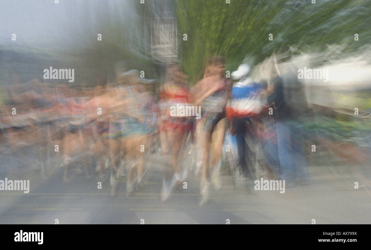 running sport Marathon zoomed Stock Photo - Alamy