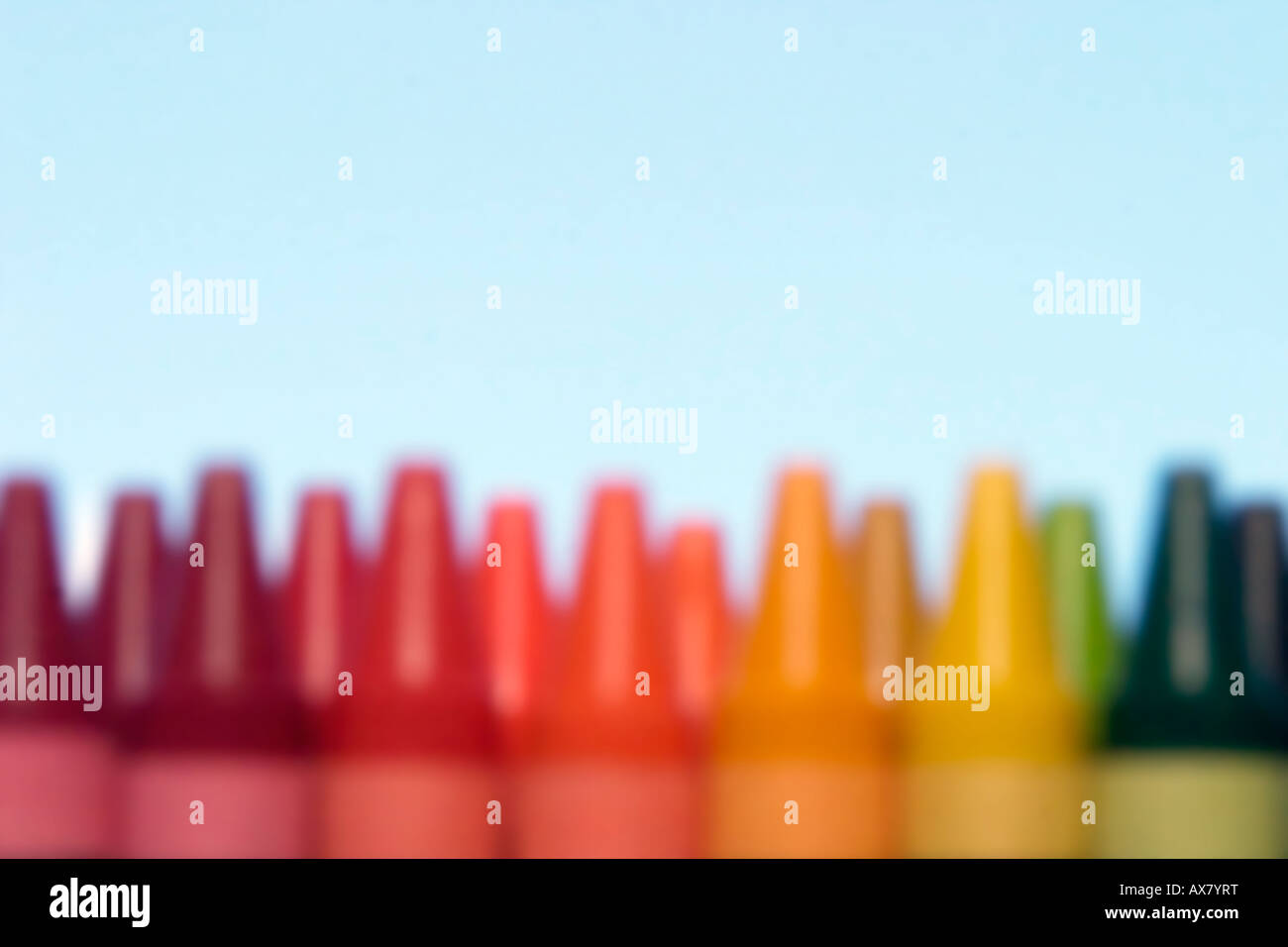 crayons out of focus Stock Photo - Alamy