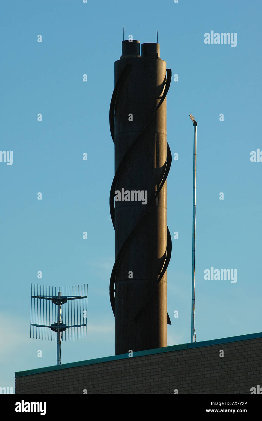 Smoke stack sky architecture hi-res stock photography and images - Alamy