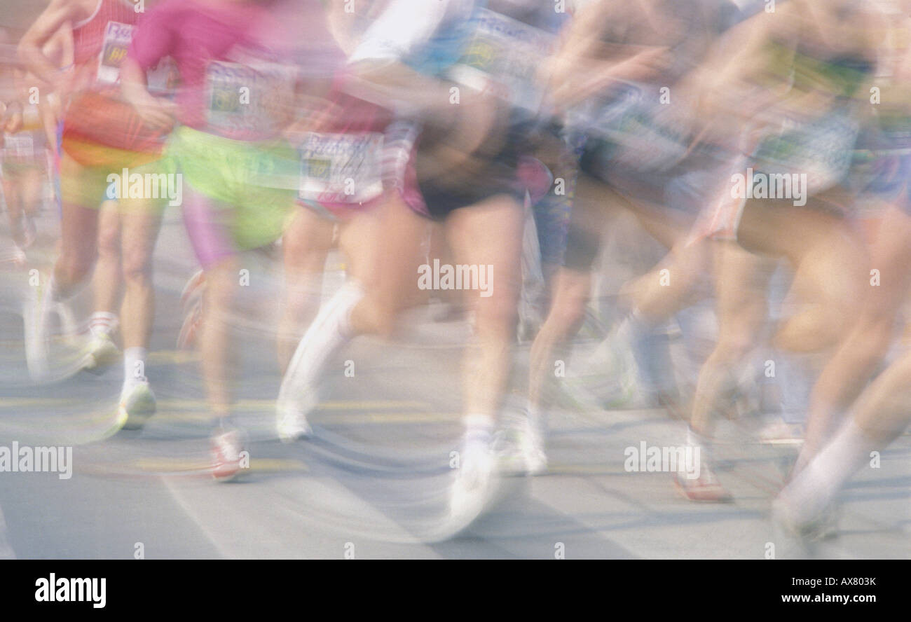 running sport Marathon zoomed Stock Photo - Alamy