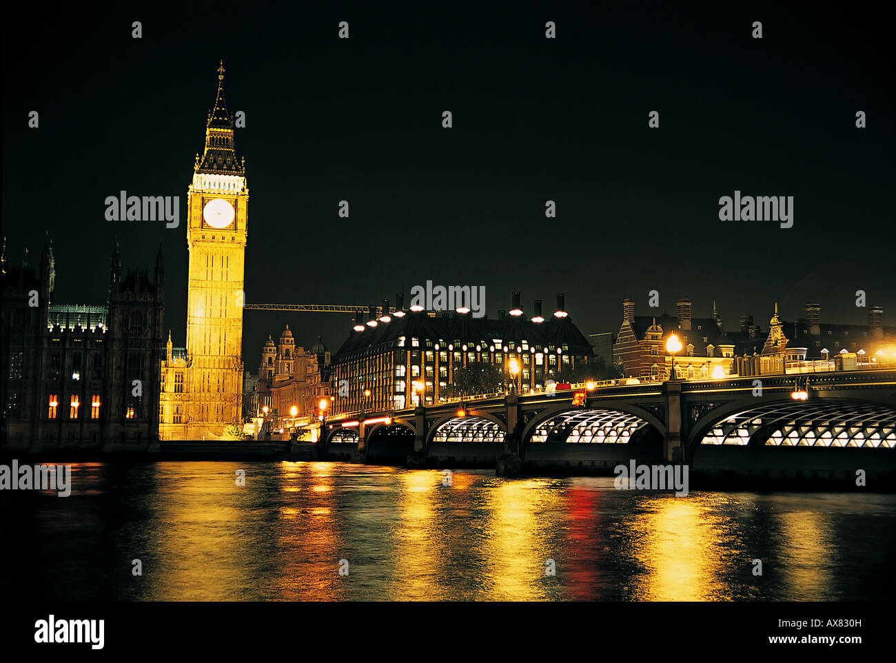 night view of the city Stock Photo - Alamy
