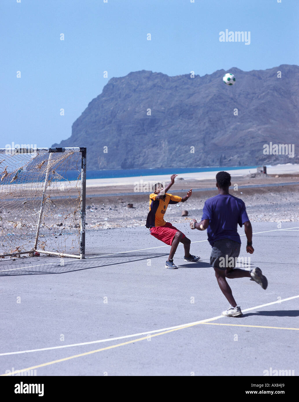 Football field africa rural hi-res stock photography and images - Alamy